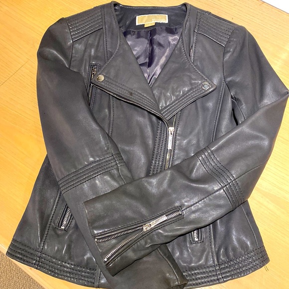 Michael Kors | Jackets & Coats | Michael Kors Xs Leather Jacket | Poshmark